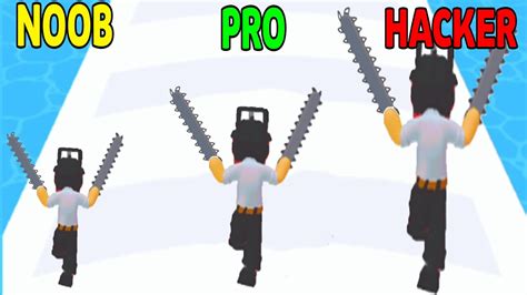 Chainsaw Man Slash Run NOOB VS PRO VS HACKER YouTube