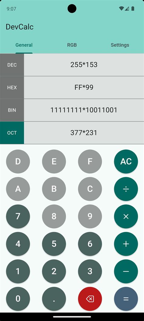 Devcalc Hex Bin Oct Apk For Android Download