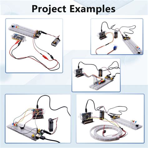 Geeekpi Kit Básico De Inicio Microbit Con Placa Bbc Microbit V22 Kit Stem De Programación Diy