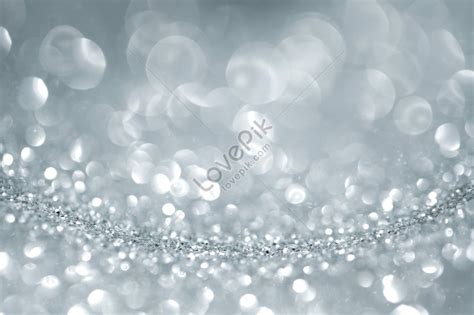 추상 실버 빛나는 반짝이 Bokeh 크리스마스 배경 사진 무료 다운로드 Lovepik
