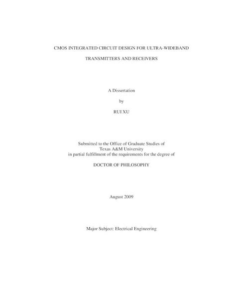 Pdf Cmos Integrated Circuit Design For Ultra Bitstreamhandle