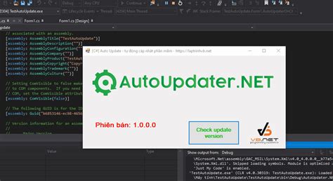 C Auto Update Application Winform
