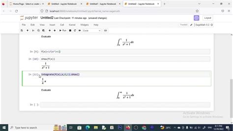 Integration In Sagemath Youtube