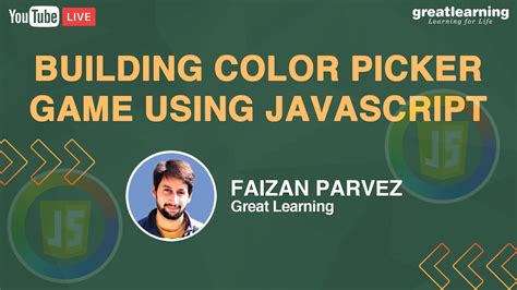how to build a color picker game using javascript javascript for beginners great learning