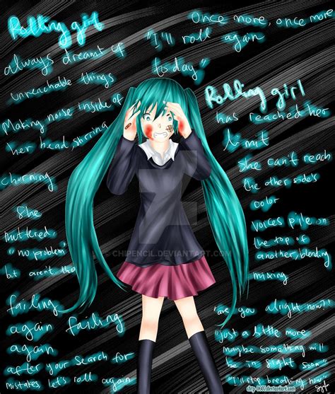 Rolling Girl Miku Hatsune By Chipencil On Deviantart