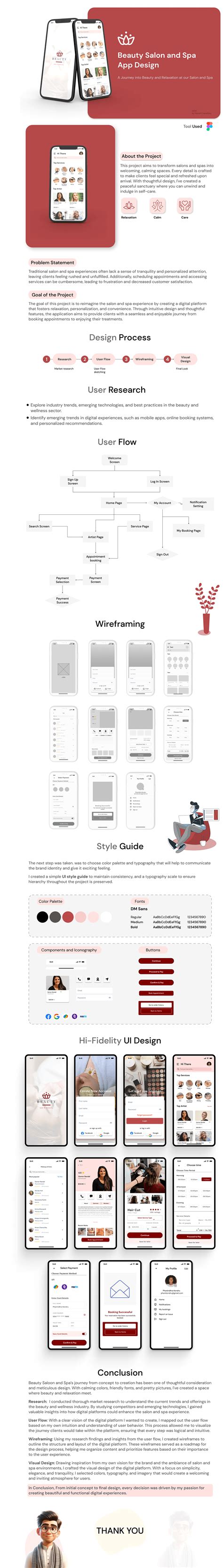 Beauty Parlour App Ui Design Portfolio Behance