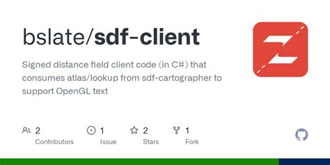 Github Bslatesdf Client Signed Distance Field Client Code In C