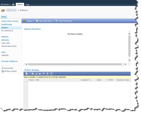 How To Display Sprint Burndown Report In Vs Scrum 10 Portal Dashboard