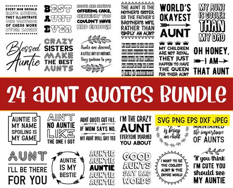 Auntie Sayings