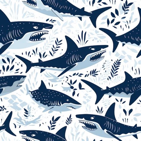 Premium Photo Unleashing The Mystique Decoding The Patterns Of Sharks