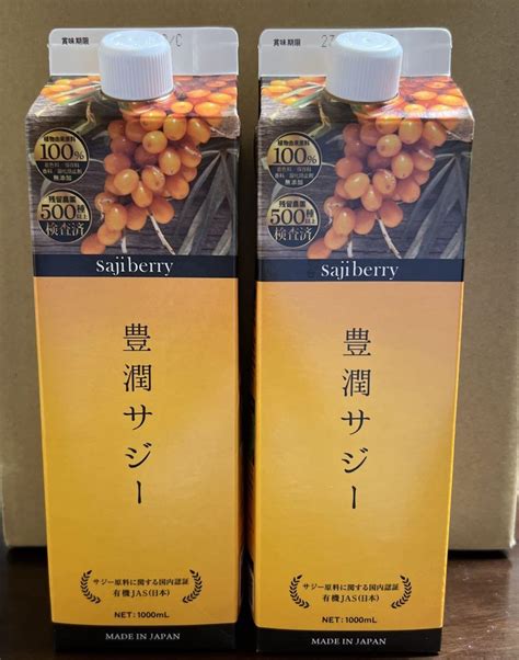 フィネス 豊潤サジー1000ml 2本 メルカリ