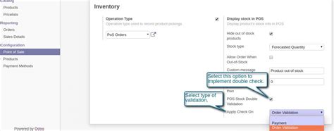 Odoo Pos Stock Double Validation Webkul
