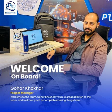 Plomx Tech On Linkedin Welcome Newbeginnings Plomxtech Newjoinee Lahore Projectmanagement