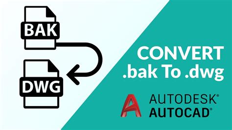 How To Convert Bak File To Dwg In Autocad Open Bak File Solution Autocad Backup File Bak