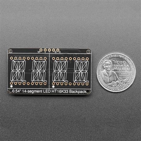 Adafruit 14 Segment Led Alphanumeric Backpack Stemma Qt The Pi Hut
