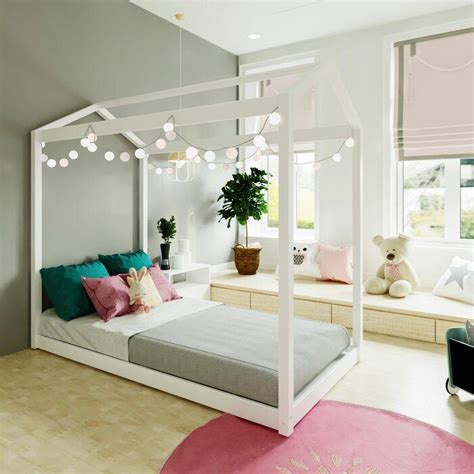 Mack And Milo™ Adama Twin Solid Wood Canopy Bed With Trundle By Mack