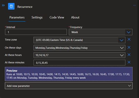 Logic App Recurrence At Different Hours And Minutes Stack Overflow