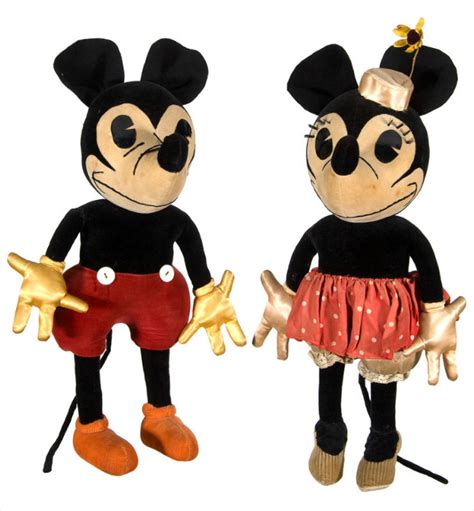 Vintage Valuable Disney Plush Stuffed Mickey Mouse Doll