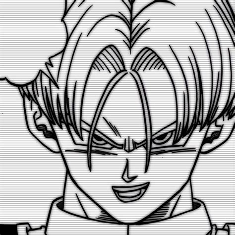 Trunks Icon Dbs Mangá Dbz Anime Estampas Japonesas
