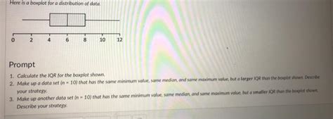 Solved Here Is A Boxplot For A Distribution Of Data 2 4 6 8