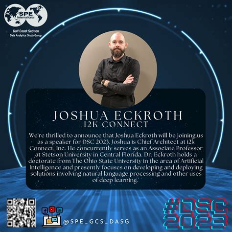 Spe Gcs Data Science Convention On Linkedin Speakers Dsc2023