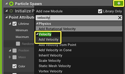 Create A Mesh Particle Effect In Niagara Unreal Engine Documentation