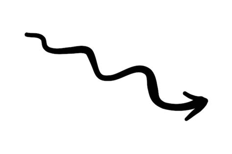 Premium Vector Abstract Hand Drawn Arrow