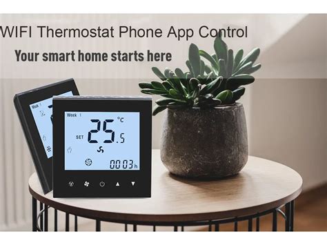 Smart Fan Coil Thermostat Wifi 0 10v Modbus Room Thermostat Modulating Output
