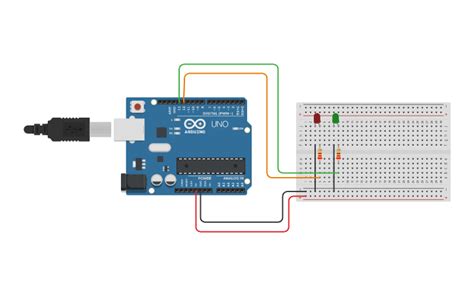 Circuit Design Alternate Led Blink Tinkercad
