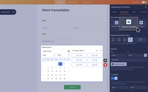 Jotform Microsoft Outlook Integration Connect Forms With Outlook Calendar