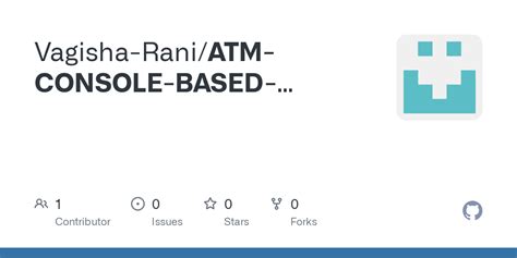Github Vagisha Raniatm Console Based Project