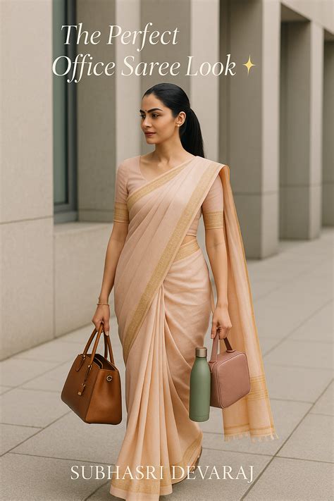 Pov You Found The Perfect Cotton Saree That Transitions Seamlessly