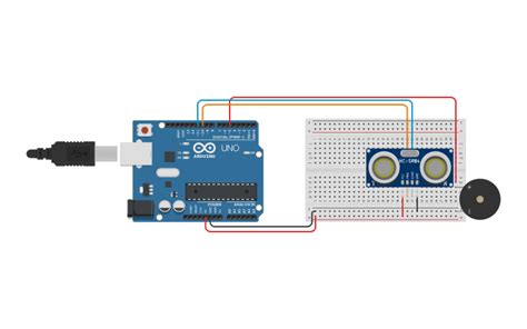 Circuit Design Sensor De Ré Tinkercad