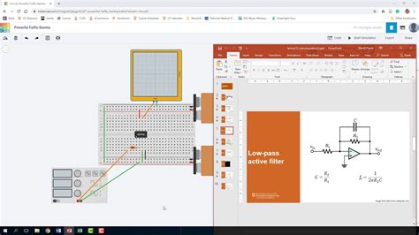 using tinkercad to build a 1st order low pass active filter youtube
