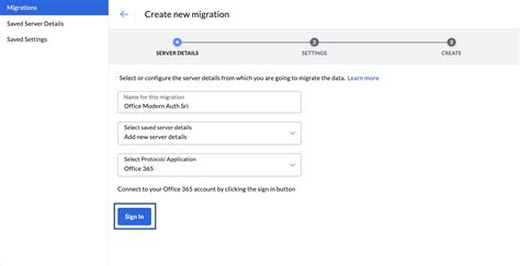 Manage Migrate