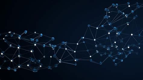 Premium Vector A Computer Generated Image Of A Complex Structure Made Of Connected Connected