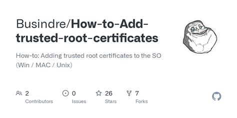 GitHub Busindre How To Add Trusted Root Certificates How To Adding
