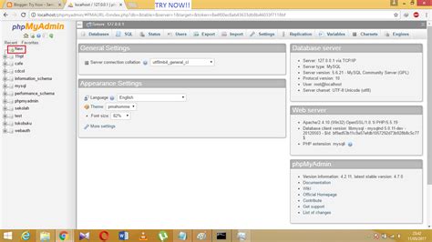 Langkah Langkah Membuat Database Di Phpmyadmin Try Now