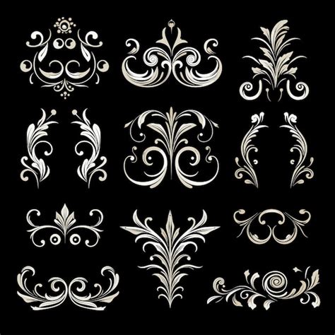 Premium Vector Set Of Vintage Ribbon Design Vector Elements