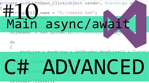 C Avançado Método Main e Async Await YouTube