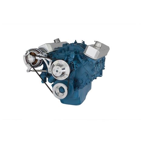 Chrysler Polished Billet Aluminum Alternator Bracket And Pulleys
