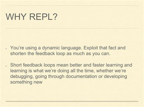 Repl Driven Development With Pry Ppt