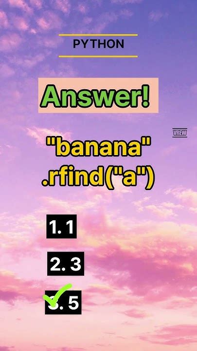 Python Rfind Function Quiz Python Pythonprogramming Pythontutorial Pythonforbeginners