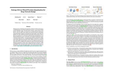 Entropy Driven Mixed Precision Quantization For Deep Network Design