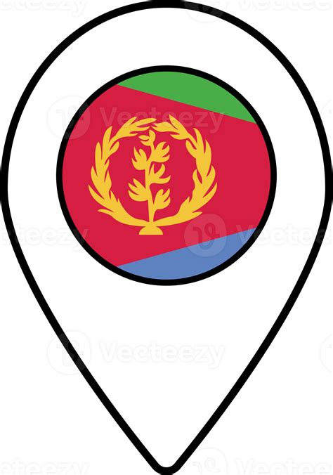 Eritrea Flag Map Pin Navigation Icon 24076242 PNG