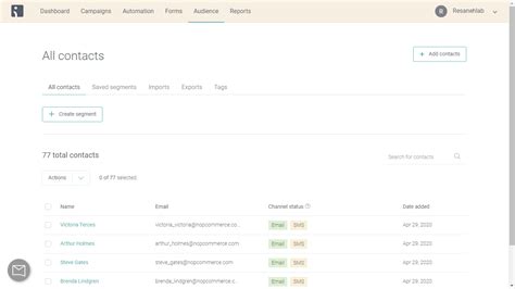 Omnisend Integration With Nopcommerce Plugin Resanehlab Nopcommerce Plugins Shop