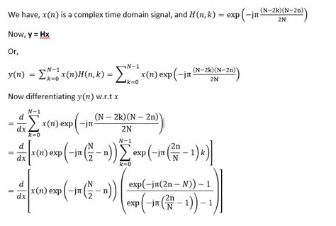 differentiation and summation