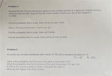 Solved Assume That The Poisson Distribution Applies To The Chegg