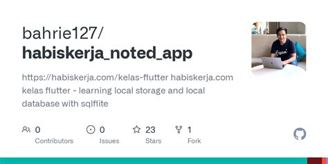 GitHub Bahrie127 Habiskerja Noted App Https Habiskerja Kelas