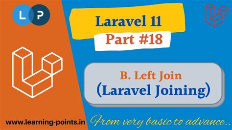 Laravel Joining Concept Left Joining With Laravel Laravel 11 Tutorial Learning Points